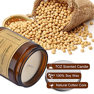 CIS Aromatherapy Candles, 7OZ Lavender Eucalyptus Candles, Scented Candles, Soy Wax Candle, Stress Relief and Relax for Gift Mother's Day Gift, Teal