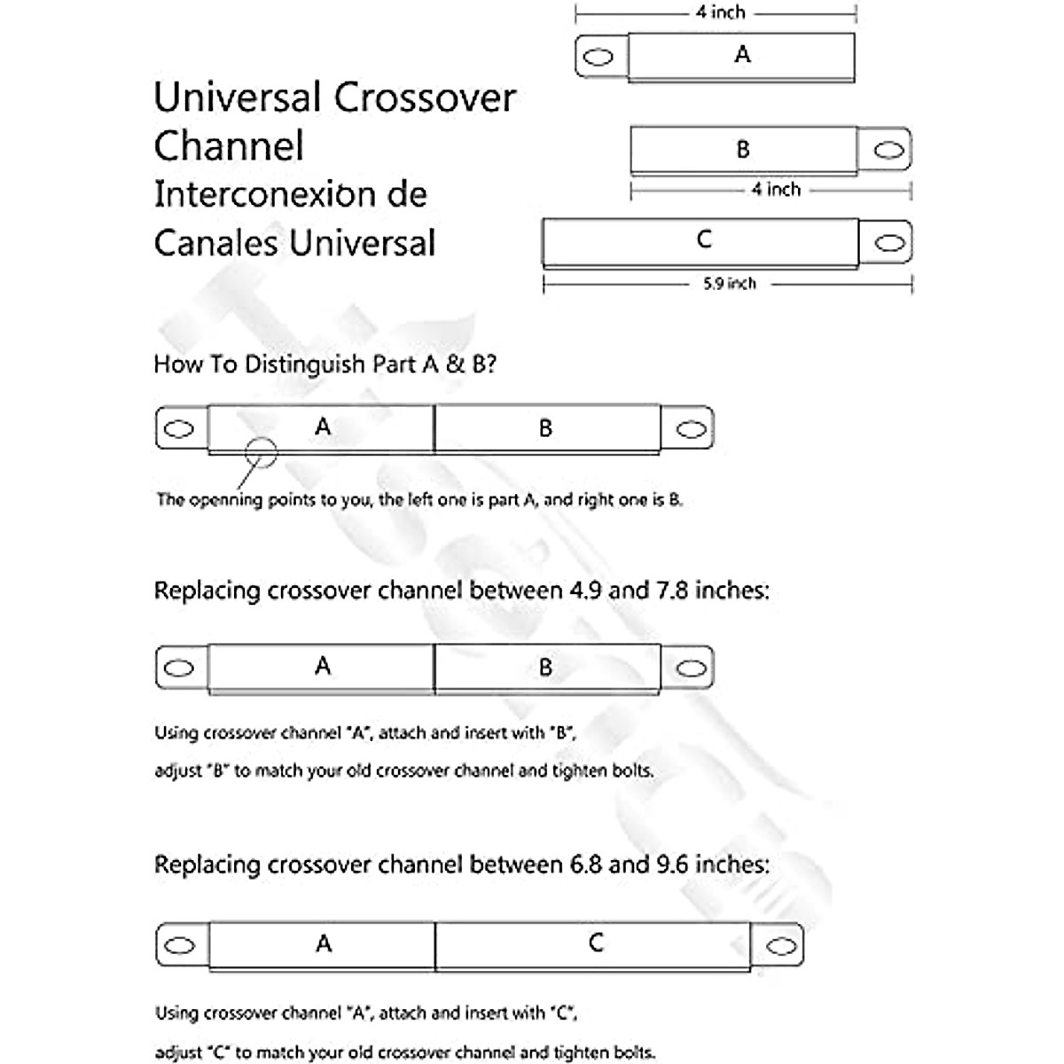 Hisencn Repair kit Gas Grill Burner, Heat Plate Deflector, Crossover Tube Replacement for Char-Broil Classic 280 2-Burner, 360 3-Burner, 405 4-Burner Liquid Propane, G320-0200-W1, G215-0203-W