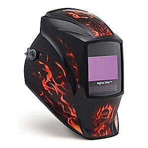 Miller 281003 Digital Elite Welding Helmet with ClearLight Lens, Inferno