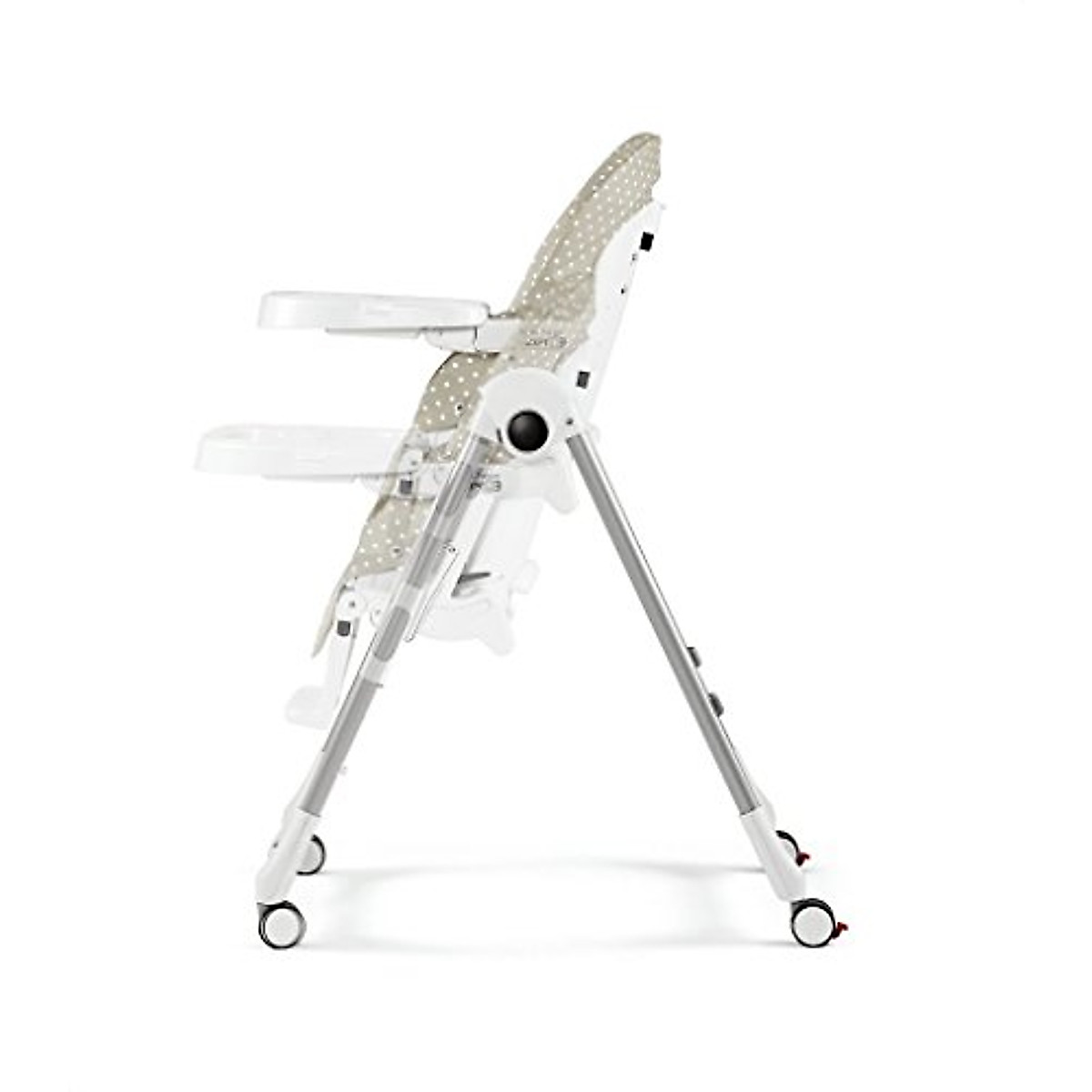 Peg Perego Prima Pappa Zero 3 - High Chair - for Children Newborn to 3 Years of Age - Made in Italy - Mon Amour (Beige & Pink)