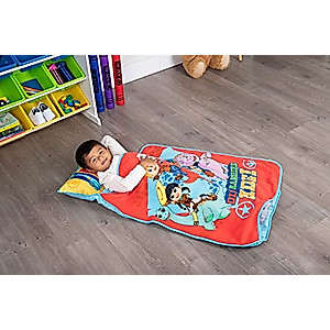 Dino Ranch Dinosaur Toddler Nap Mat Set – Includes Pillow and Fleece Blanket – Great for Boys Napping During Daycare or Preschool - Fits Toddlers