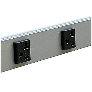 Legrand - Wiremold Power Strips, CabinetMate, 20 Amp, 6 Feet, 4810ULBC20R, 20A