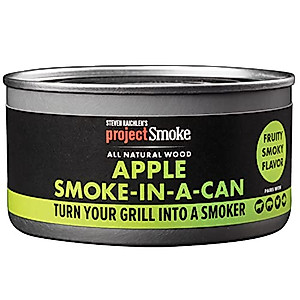 Steven Raichlen's Planet Barbecue Tri Variety Pack Smoke in a Can - Apple, Mesquite, Hickory - Turn Any Grill into a Smoker - Easily Infuse Natural Wood Flavor into Food - Disposable Pellet Smoker Box