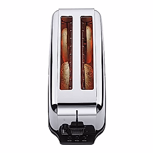 Waring Commercial WCT704 4 Slice Extra Long Slot Light Duty Pop-Up Toaster, 120V, 5-15 Phase Plug