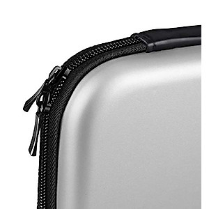 Carrying Case Compatible with Nintendo Switch - Protective Hard Portable Travel Carry Case Shell Pouch for Console & Accessories - Silver
