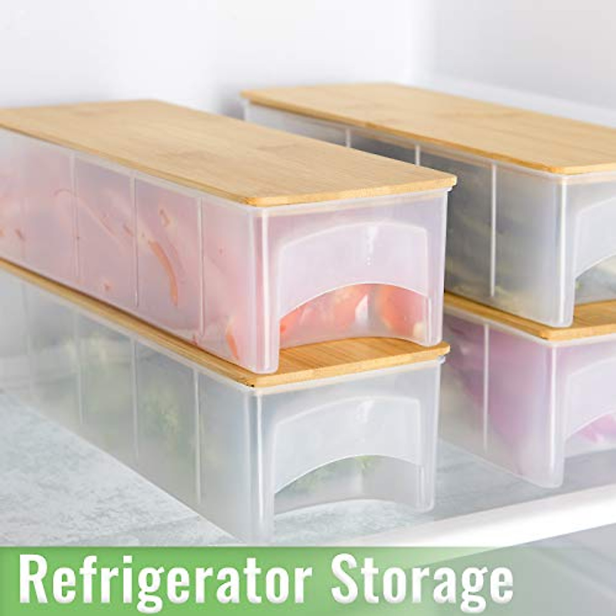 SHINESTAR Bamboo Cutting Board with Containers, Sturdy Meal Prep Station for Kitchen, Includes 4 Graters, 4 Trays with Lids - Easy Food Storage