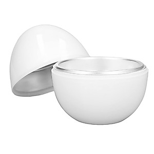 Egg Cooker Hard Boiled Egg Cooker 4 Eggs Capacity Compact Design ABS Material Egg Shape Microwave Function Egg Boiler Egg Cooker Microwave Microwave Hard Boiled Egg Cooker Microwave Egg Cooker