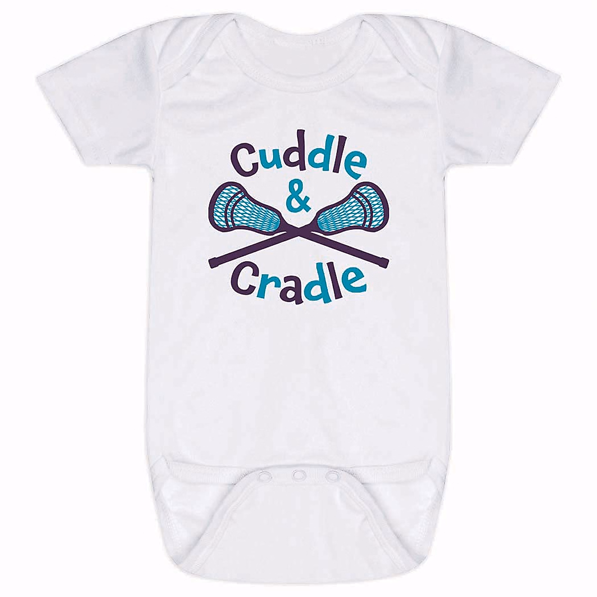 ChalkTalkSPORTS Lacrosse Baby & Infant One Piece | Cuddle & Cradle | Bodysuit Small