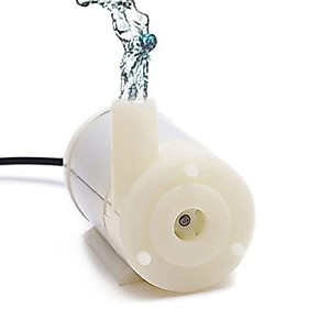 ALAMSCN 4PCS DC 3V 5V Micro Submersible Mini Water Pump for Aquariums Fish Tank Pond Fountain Hydroponics Garden with 2M Flexible Tube Water Pipe