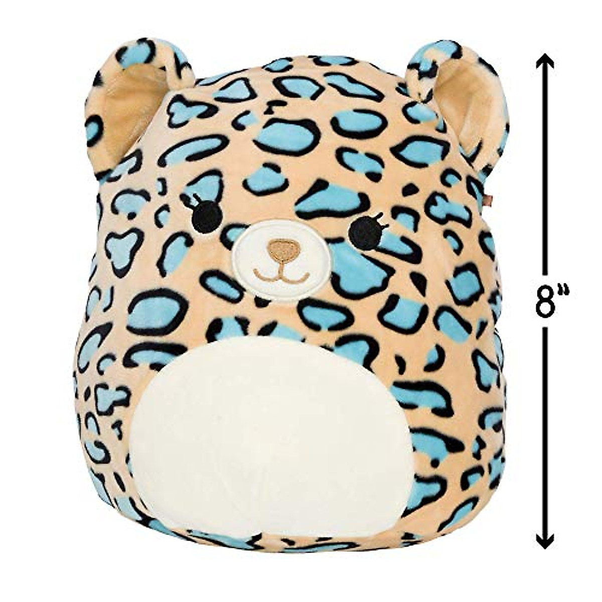 Squishmallows Official Kellytoy Plush 8" Liv The Teal Leopard - Ultrasoft Stuffed Animal Plush Toy
