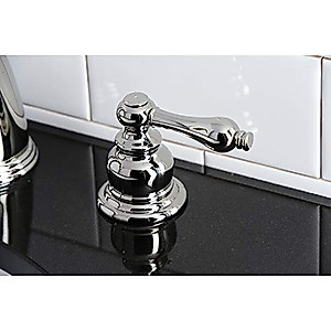 Kingston Brass KB986ALPN Victorian Widespread Bathroom Faucet, 6 x 5.25 x 2.5, Polished Nickel