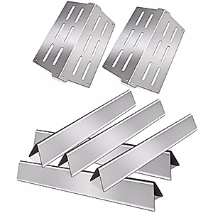 YOUFIRE Heat Deflector and Flavorizer Bars Stainless Steel Gas Grill Replacement Parts for Weber Genesis 300 Series E310 E320 E330 S310 S320 S330 EP/CEP-310 EP/CEP-320 EP/CEP-330