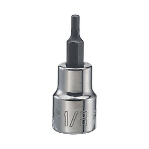 CRAFTSMAN Hex Bit Standard (SAE) Driver Socket, 1/8-in., 3/8-in. Drive (CMMT13002)
