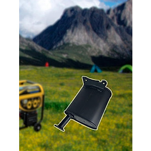 YAMAKATO Generator Muffler Silencer Kit for Honda & Clone Predator GX340 GX390 420cc 389cc 439cc 459cc Champion Duromax Firman Jiangdong etc.