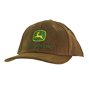 John Deere Heather Oil Skin Cotton-Brown-One Size