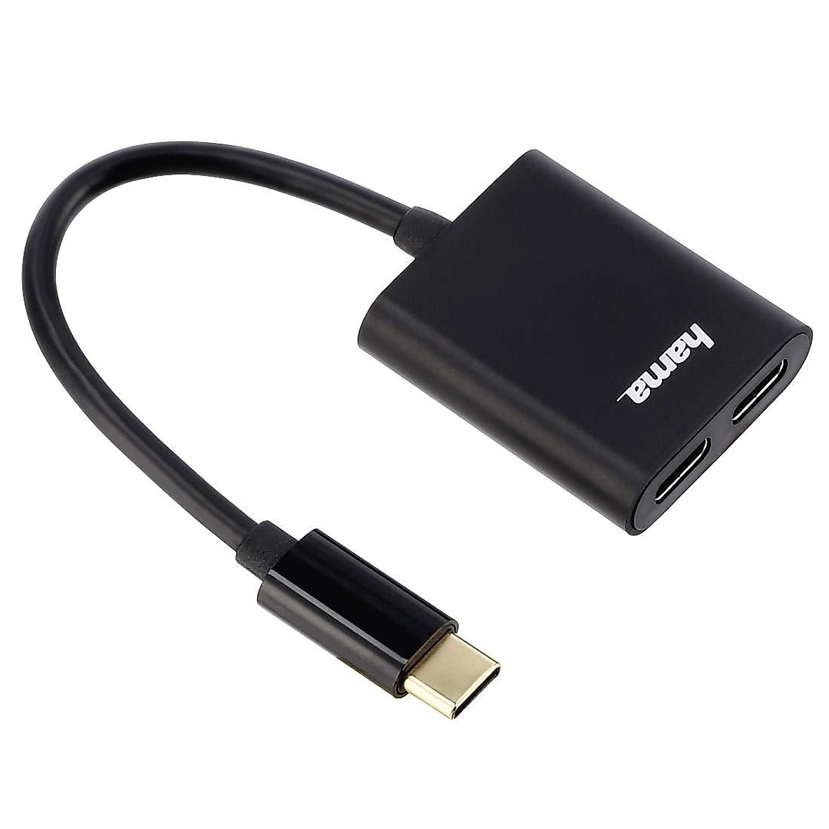 Hama | 2-in-1 USB-C Audio and Charging Adapter, Adapter for 3.5 mm Audio Jack, 00135749