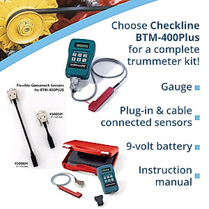 Checkline Belt Tension Checker for Vehicles & Machines - Quick & Accurate Results, 100-800 Hertz