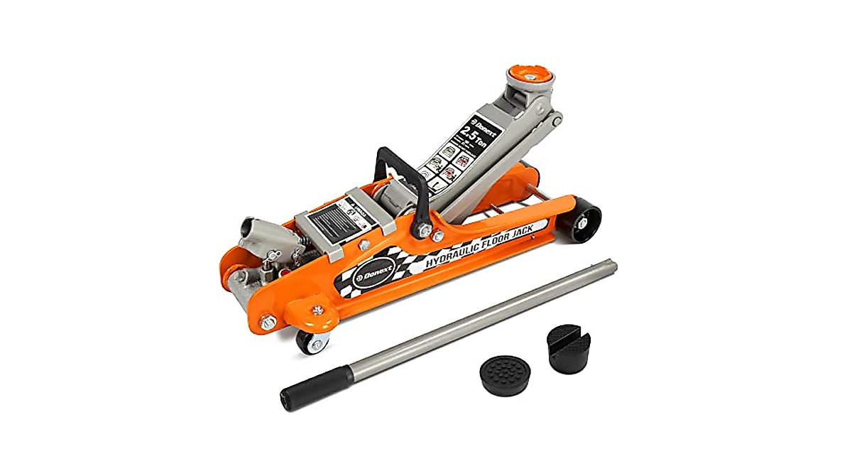 Donext Steel Floor Jack 2.5 Ton Low Profile Hydraulic Jack