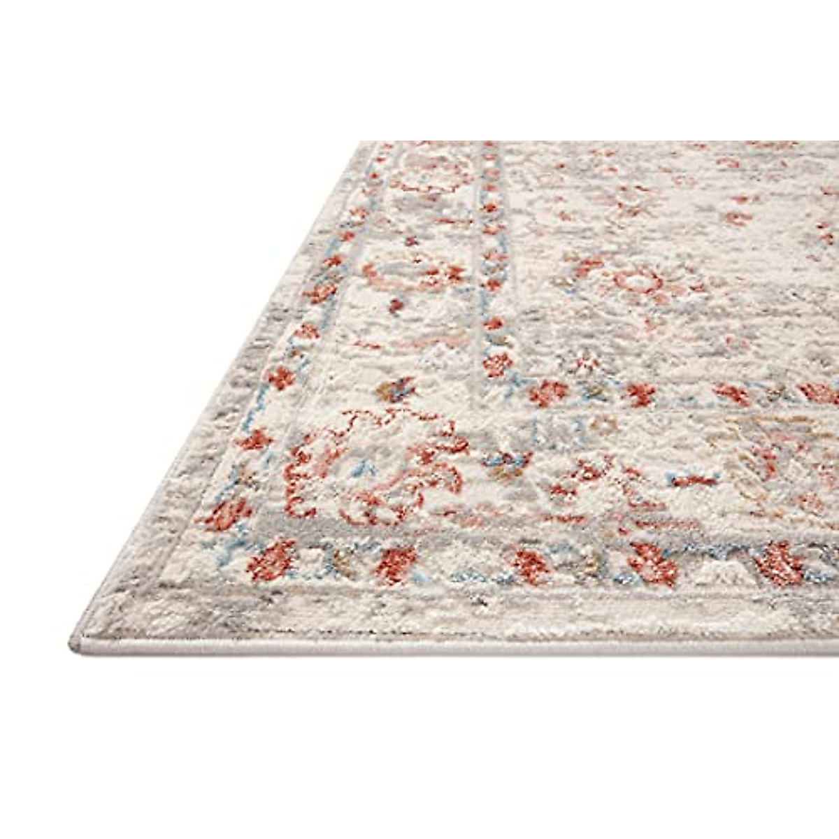 Loloi II Estelle Collection EST-01 Ivory/Rust, Transitional 9'-3" x 12'-10" Area Rug