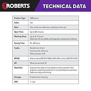 Vinyl Composition Tile Adhesive, 1 gal