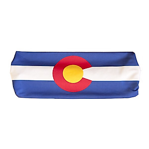 Colorado Flag Headband. Perfect for Yoga Outdoor Activities, Workout Travel Designer Style & Quality