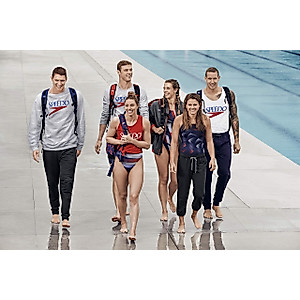 Speedo Unisex-Adult T-Shirt Long Sleeve Crew Neck Vintage,New Speedo Navy,Small