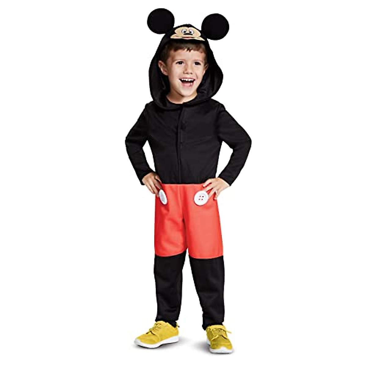 Disguise Disney Mickey Mouse Toddler Boys' Costume Red, Medium/(3T-4T)