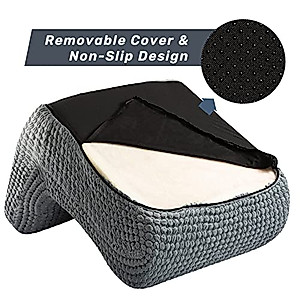 ALIMORDEN Accent Bean Bag Couch for Adult, Soft Plush Lounge Chair Lazy Leisure Sofa for Living Room, Bedroom, Salon, Office, Grey