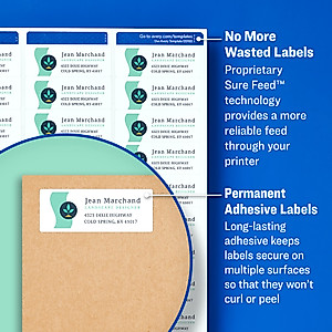 Avery File Folder Labels and Address Labels Bundle (750 Count + 3000 Count)