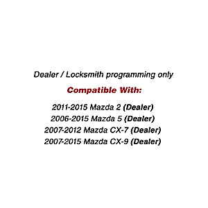 KeylessOption Keyless Entry Car Remote Control Key Fob Replacement for BGBX1T478SKE125-01 (Pack of 2)