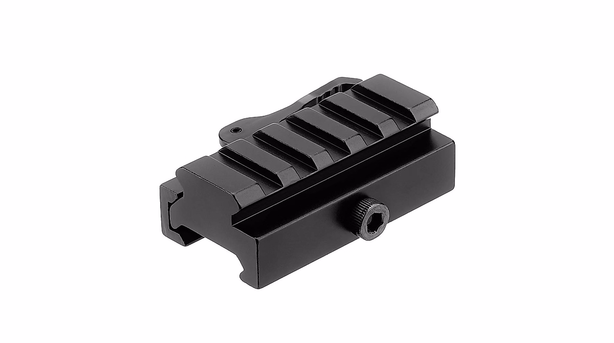 LONSEL Picatinny Riser Mount | Low Profile Quick-Release Rail Adapter