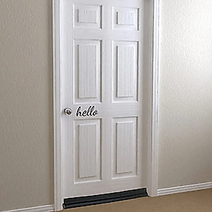 Door Draft Stopper Under Door Noise Blocker Sweeps for Interior Doors Gap Guard Sound Proof Weather Stripping, 36 inch