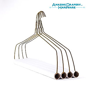 Amazing Drapery Hardware Drapery Hangers (18 inch Hangers and Tubes,)