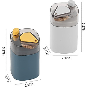 H&W 3PCS Toothpick Holder Dispenser, Toothpick Holder, Pop-Up Automatic Toothpick Dispenser for Kitchen Restaurant Thickening Toothpicks Without Toothpicks