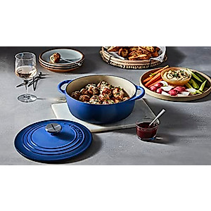 Le Creuset Enameled Cast Iron Shallow Round Oven, 2.75 Qt., Marseille