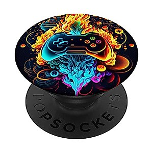 Video Gaming Controller Gamer For A Funny Cool Teen Boy Girl PopSockets Swappable PopGrip