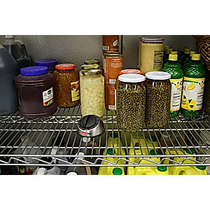 Cooper-Atkins TM60-0-8 Stainless Steel Long Ring 60 Minute Mechanical Timer, 0 to 60 Minutes Unit Range