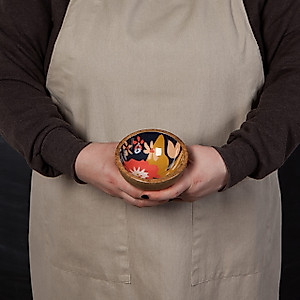 Danica Studio Superbloom Mango Wood Mini Bowl, 4 inches DIA