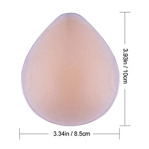 KESYOO 3Pcs Concealer Preventer Waterproof Private Silicone Pad Cover for Women Swimming Sticker Reusable Breast Underwear Pasties