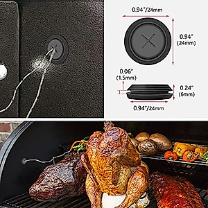 2-Pack Replacement Meat Probe for Traeger Pellet Grill, Comes with Probe Grommet and Temperature Probe Clip