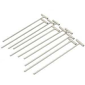 POPETPOP Bird Door Iron Bars 20pcs Active Bird Cage Door Iron Bars Entrance Wire Trap Door Curtain Metal Removable Rod (Silver)