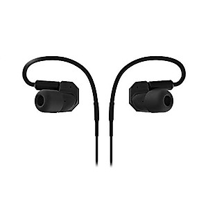 KONG-X Wired Earbuds in-Ear Headphone HiFi Wired Earphones Noise Isolating with Memory Foam Deep Bass Sound Stereo for 3.5mm Headphone - K27 Black