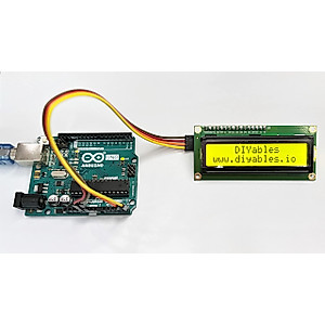 DIYables 2pcs LCD I2C 1602 for Arduino, ESP32, ESP8266, Raspberry Pi