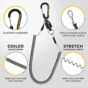 SF Fly Fishing Landing Soft Rubber Mesh Trout Catch and Release Net with Black Magnetic Net Release Combo Kit (Clear A Combo Small Holes)