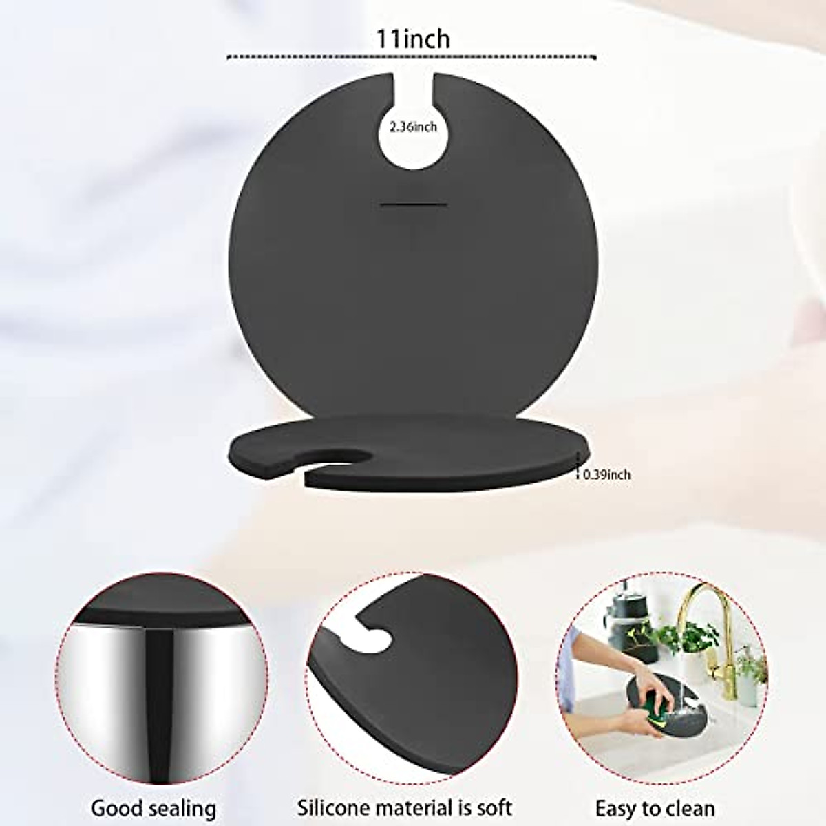 Sous Vacuum and Vide Lid Cooking Sous Vacuum and Vide Cooker Fits Up to 10.5" Pot, Prevent Water Evaporation and Retain Flavor for Stock