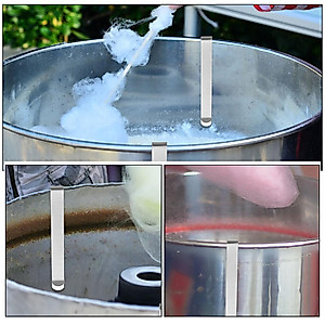 BESTonZON 20pcs Clips Candy-floss Machine Stabilizer Candy-floss Clamp Stainless Marshmallow Clip Marshmallow Parts Candy-floss Making Accessories Mesh Stainless Steel Securing Clip