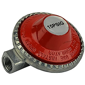 Hot Max 24215 High Pressure Replacement Propane Regulator, 15 PSI Fixed