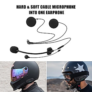 FreedConn TCOM-VB Motorcycle Helmet Bluetooth Intercom Headset Communication Systems Kit, for 2 or 3 Riders, FM Radio/Mobile phone/MP3/GPS Connective/Range 800m / Handsfree (1 Set)
