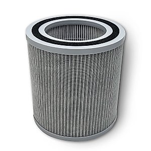 Absolute Living Replacement Filter for ALAIRUVCPM25 - True HEPA H13 and Carbon Activated Filter - 2200 Hours of Use, 3 Stage Filtration - ALUVCPM25FL (1 Pack)