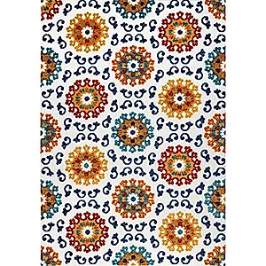 nuLOOM Aurora Transitional Indoor/Outdoor Area Rug, 3' x 5', Multi